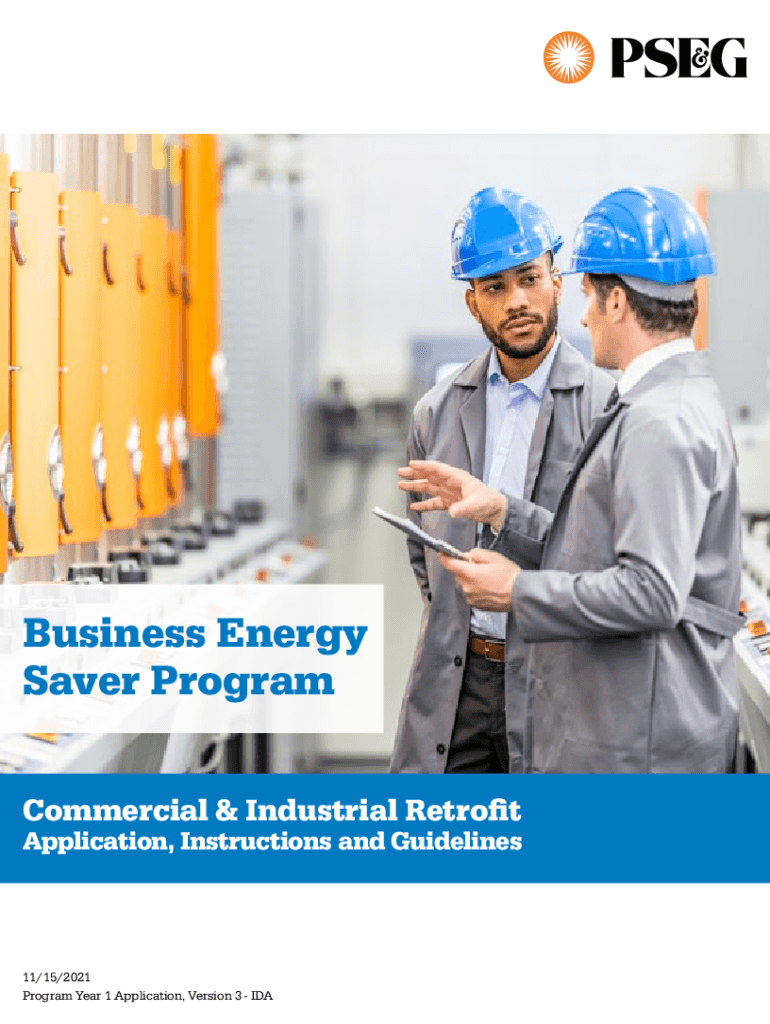 Fillable Online PSEG 2021 Retrofit and Custom Application. PSEG 2021 ...