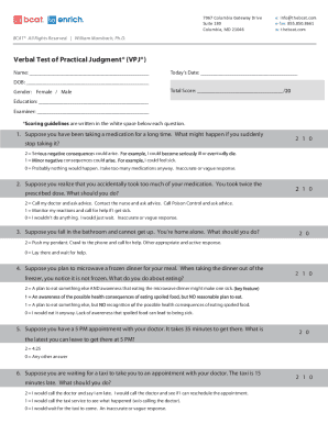 Fillable Online Fillable Online Brief Cognitive Assessment Tool Short ...