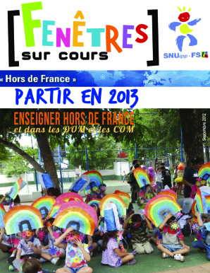 Fillable Online enseigner hors de France fsur cours - SNUipp-FSU Fax ...