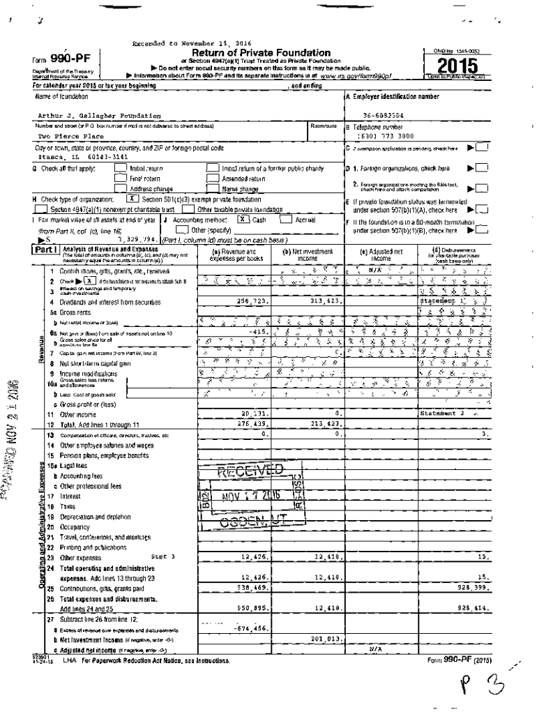 Fillable Online Fillable Online or Section 4947(a (1) Nonexempt ...