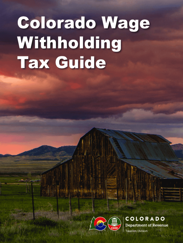 Fillable Online tax.colorado.govwithholding-tax-guideWithholding Tax ...