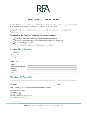 Fillable Online www.irs.govpubirs-pdfForm 2624 Consent for Third Party ...