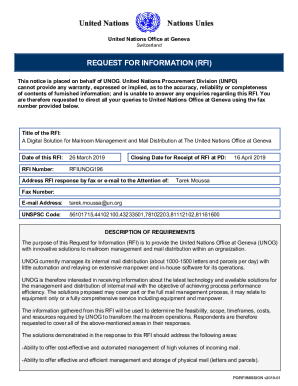 Fillable Online UN - Information Office - United Nations Office at ...