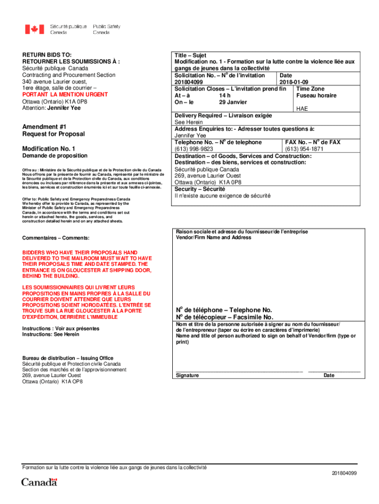 Fillable Online I RETURN BIDS TO: RETOURNER LES SOUMISSIONS: Evaluation ... Fax Email Print ...