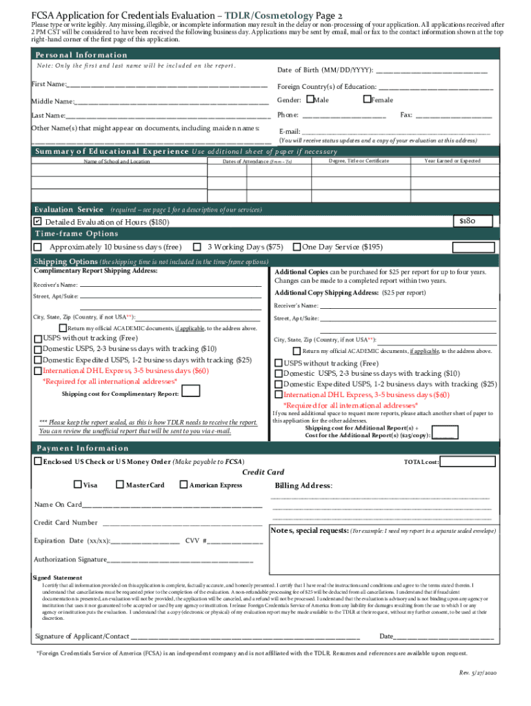Fillable Online Standard Application Form Fax Email Print - pdfFiller
