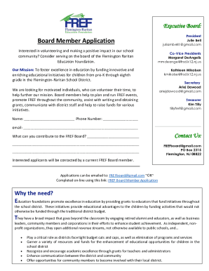 Fillable Online Finding the Right Board Members for your Nonprofit ...