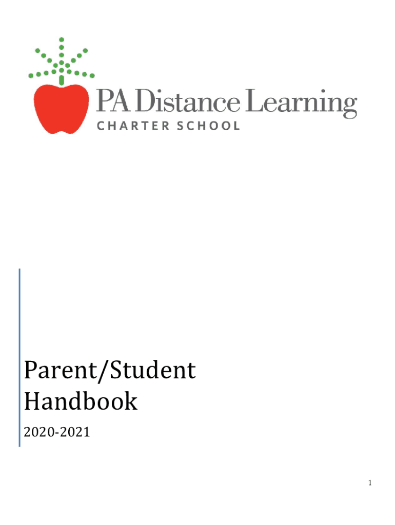 Fillable Online Parent/Student Handbook - PA Distance Learning Charter ...