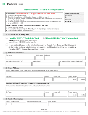 Fillable Online Manulife Bank Savings Account Login Information ...