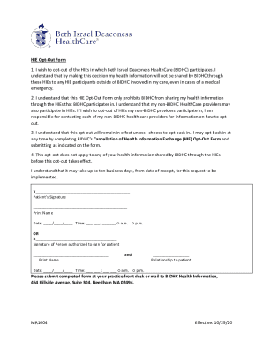 Fillable Online hie-opt-out-form-bidhc.pdf - Beth Israel Deaconess ...