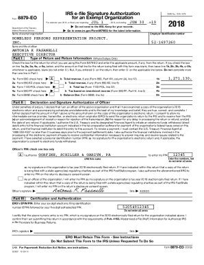 Fillable Online Fillable Online Form 8879: Requirements, possible ...
