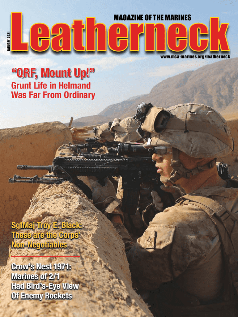 Fillable Online Leatherneck: Magazine of the Marines, Volume XLIX ...