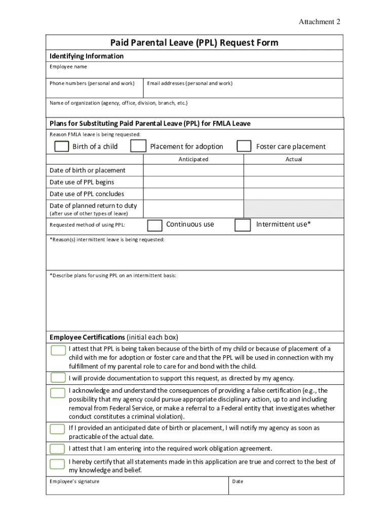 Fillable Online inghro idaho . 5 U.S.C. 6382 and 5 CFR part 630 ...