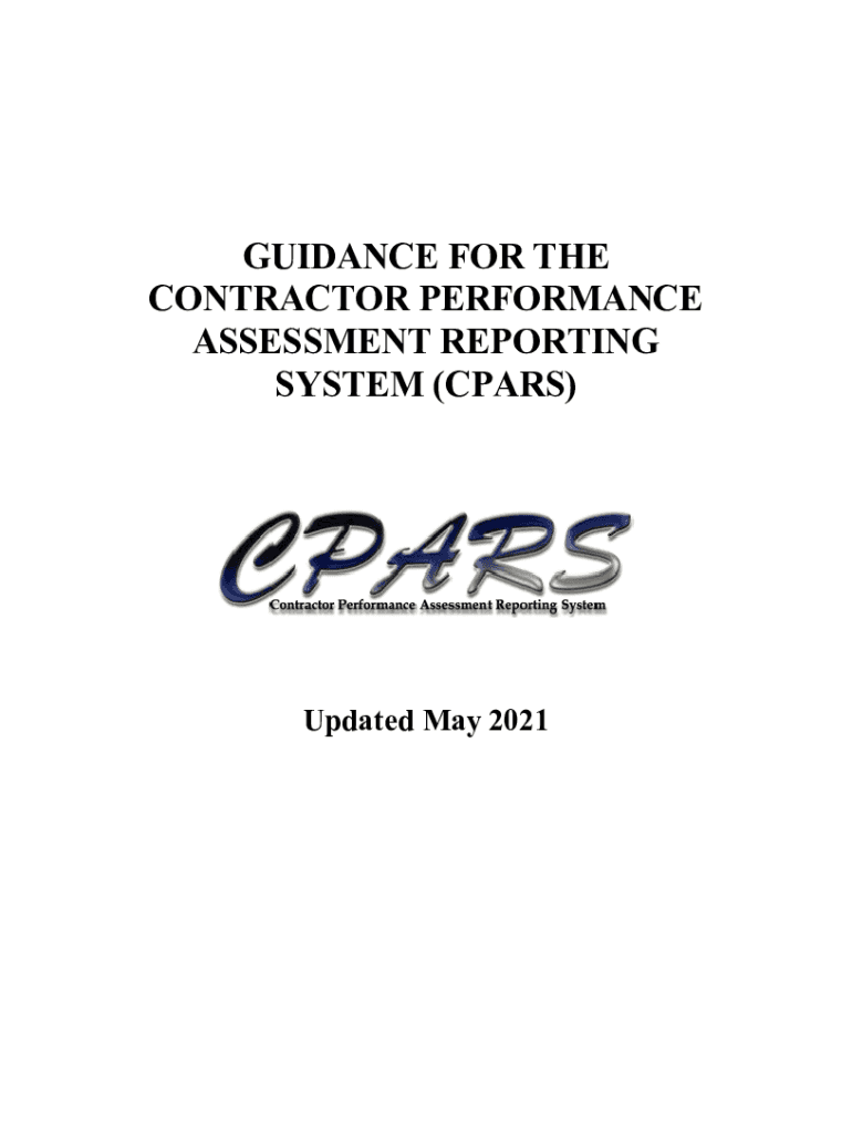 Fillable Online A COR's Guide to Evaluating Contractor Performance Fax ...