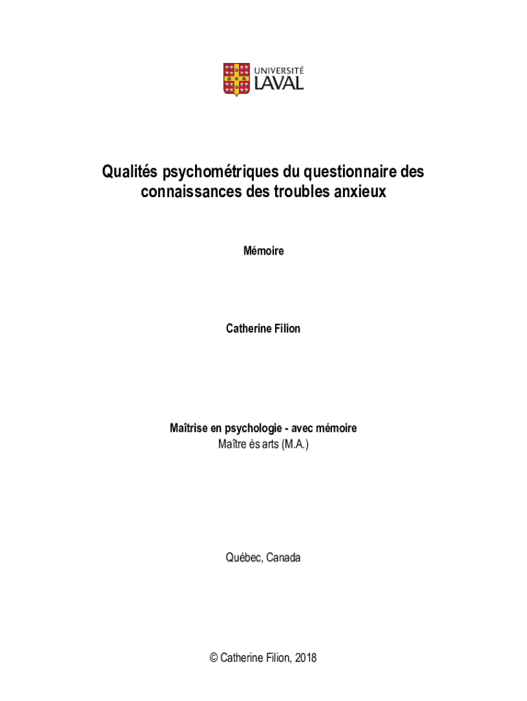 Fillable Online www.sciencedirect.comsciencearticlevaluation du trouble ...