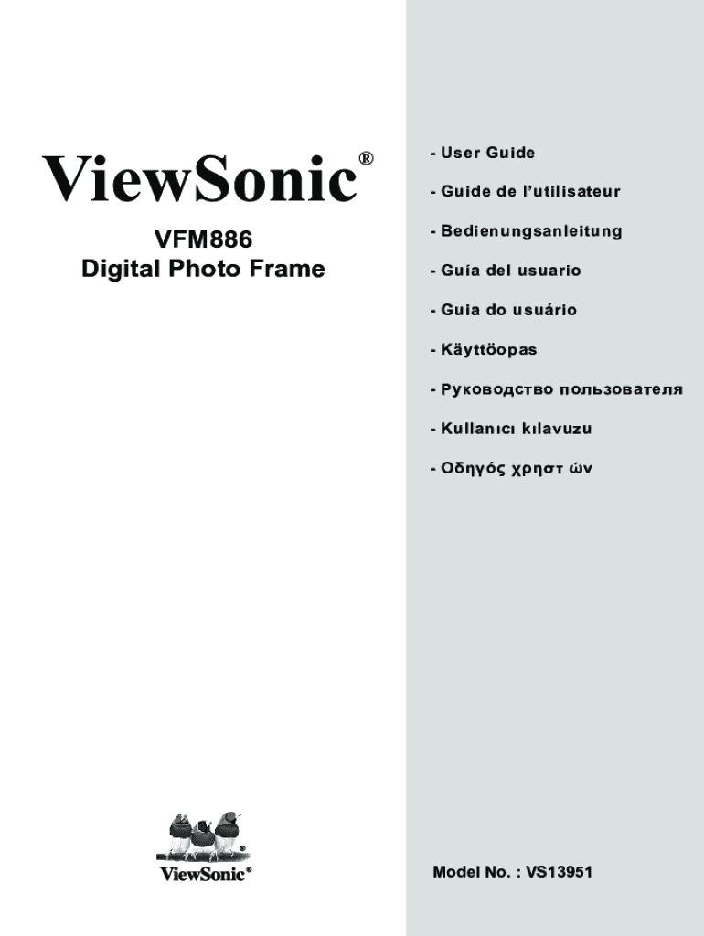 Fillable Online Fillable Online ViewSonic - User Guide - Guide de ...