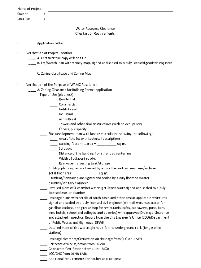 Fillable Online Water Permit Application Fax Email Print - pdfFiller