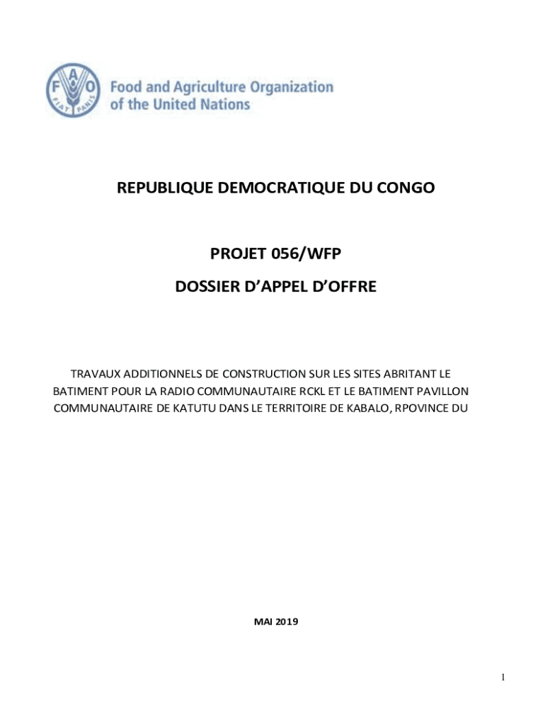 Fillable Online The Democratic Republic of Congo (DRC) Country Gender ...