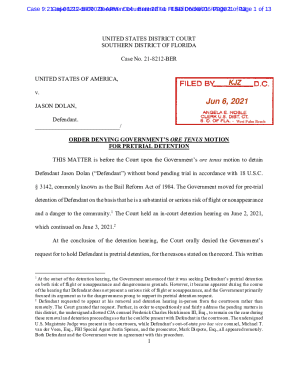 Fillable Online SOUTHERN DISTRICT OF FLORIDA Case No. 21-8212-BER Fax ...