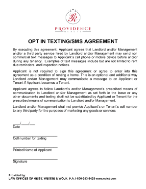 Fillable Online TEXT-MESSAGE-AGREEMENT-s.doc Fax Email Print - pdfFiller