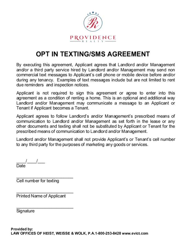 Fillable Online TEXT-MESSAGE-AGREEMENT-s.doc Fax Email Print - pdfFiller