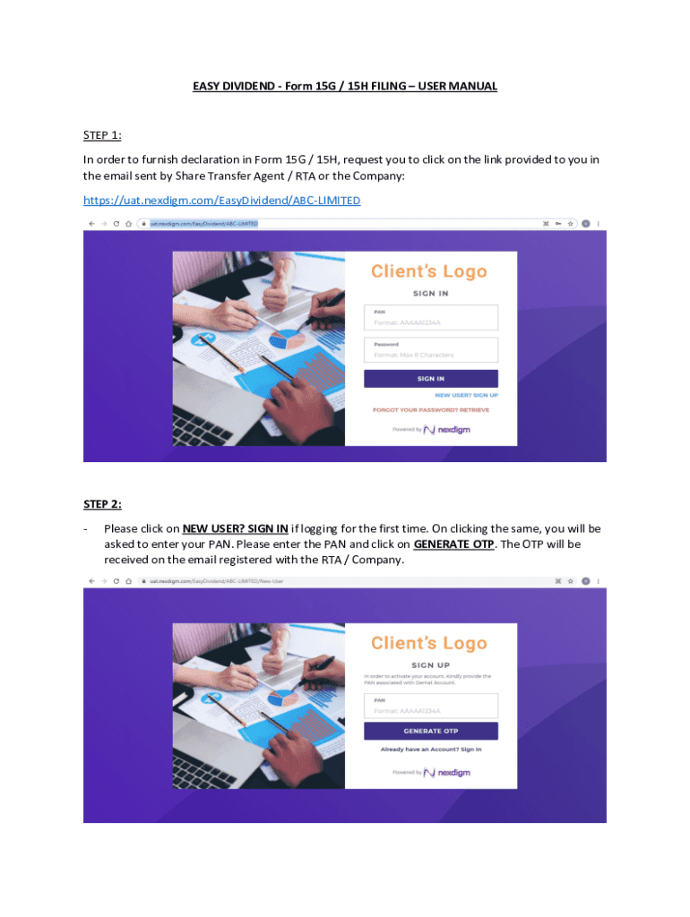 Fillable Online Form 15G, Form 15H - Save TDS on Interest Income, How to ... Fax Email Print ...