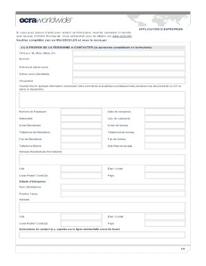 Fillable Online Company Application Form. Company Application Form Fax ...