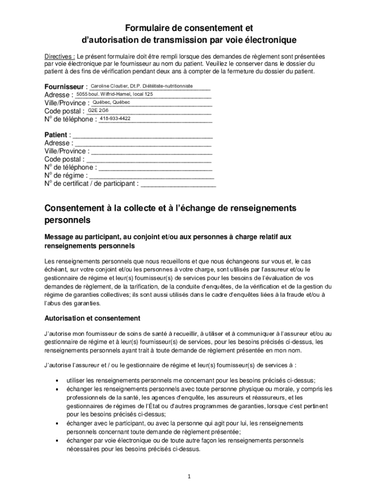 Fillable Online Autoriser un reprsentant : Comment donner une ...