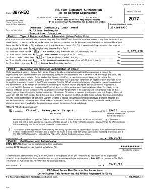 Fillable Online Get the free Form 8879, IRS e-file Signature ...