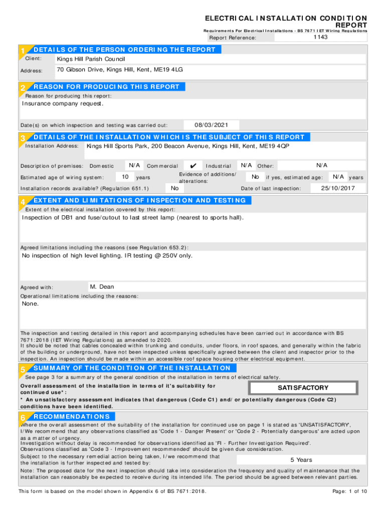 Fillable Online Requirements For Electrical Installations Iet Wiring ...