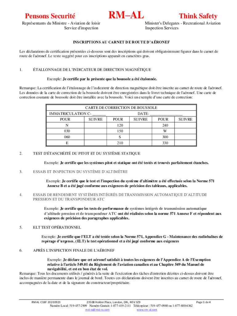 Fillable Online RMAL - MD-RA Inspection Service, RM-AL Service d ...