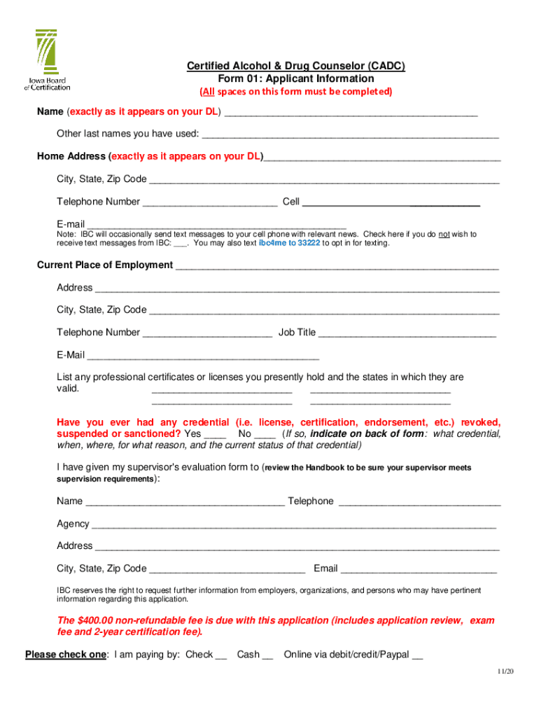 Fillable Online Fillable Online Dear CADC Applicant: Fax Email Print ... Fillable Online Fillable Online Dear CADC Applicant: Fax Email Print ...