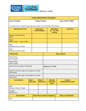 Fillable Online Final GBC-ECE medical form Word-2 Fax Email Print ...