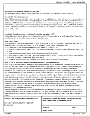 Fillable Online Section 8 / HCV Recertification PacketSection 8 / HCV ...