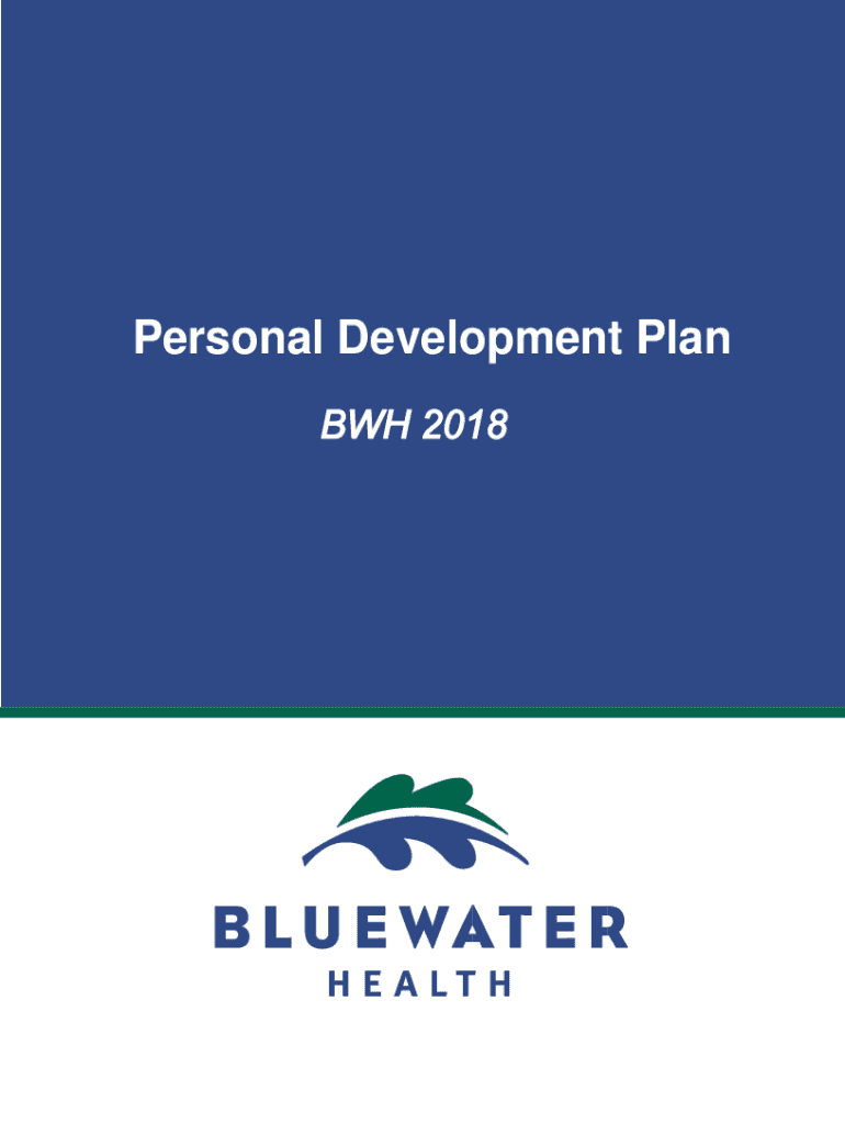 Fillable Online Personal Development Plan: Examples & Templates for ...