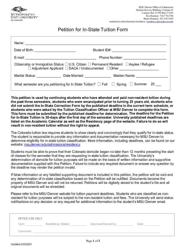 Fillable Online Student Rights and Responsibilities - Metropolitan ...