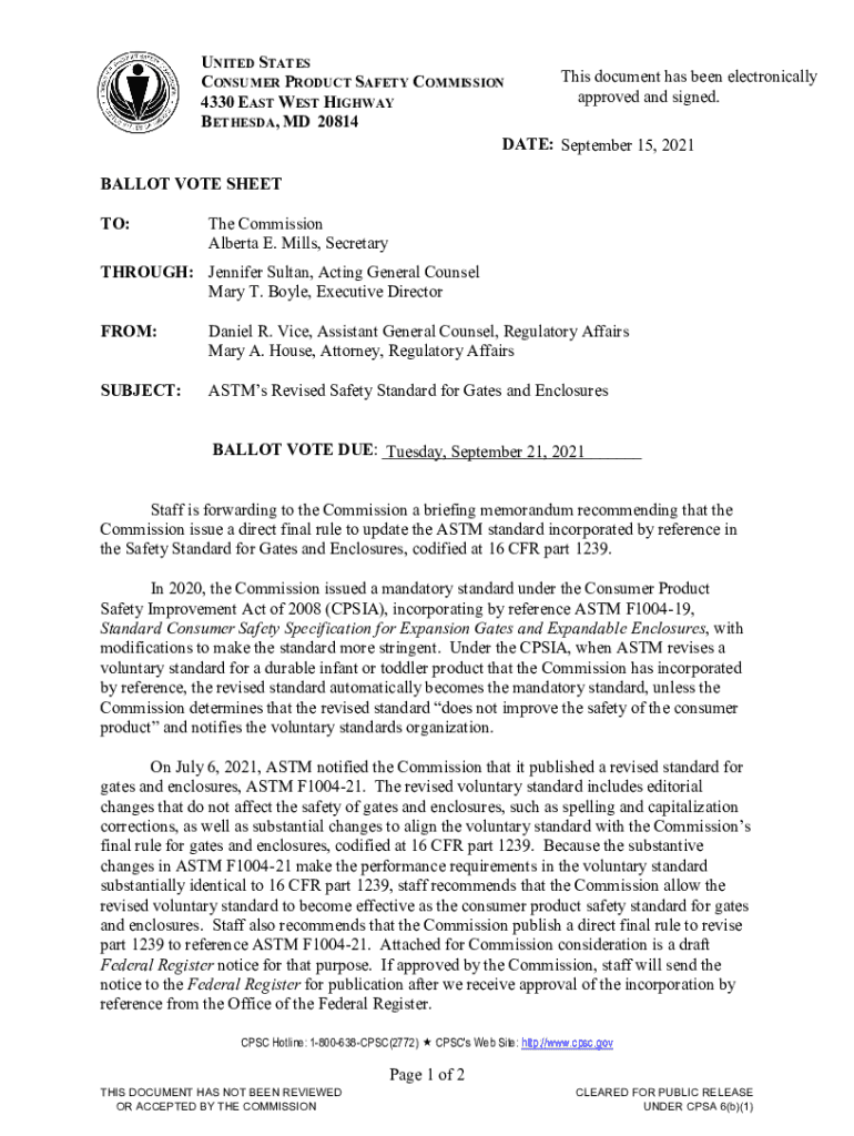 Fillable Online Vote Sheet for 2021 Gates Update Fax Email Print ...