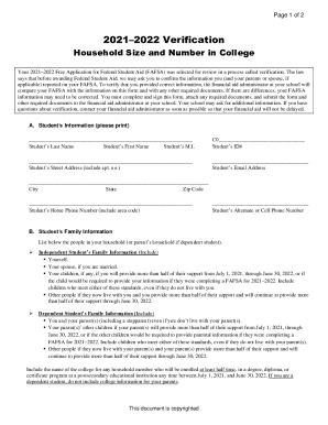 Fillable Online FAFSA worksheet - Federal Student Aid Fax Email Print ...