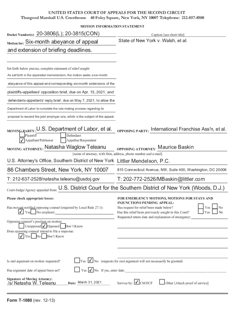 Fillable Online www.ca2.uscourts.govUnited States Court of Appeals for ...