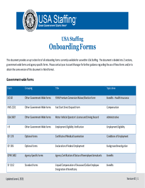 Fillable Online USA Staffing Onboarding Forms ... USA ... - VDOCUMENTS ...