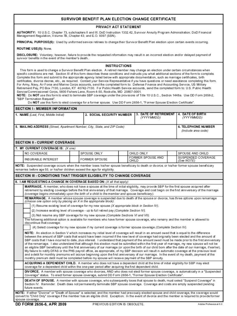Fillable Online www.formsbank.comtemplate289313Fillable Dd Form 2656-6 ...