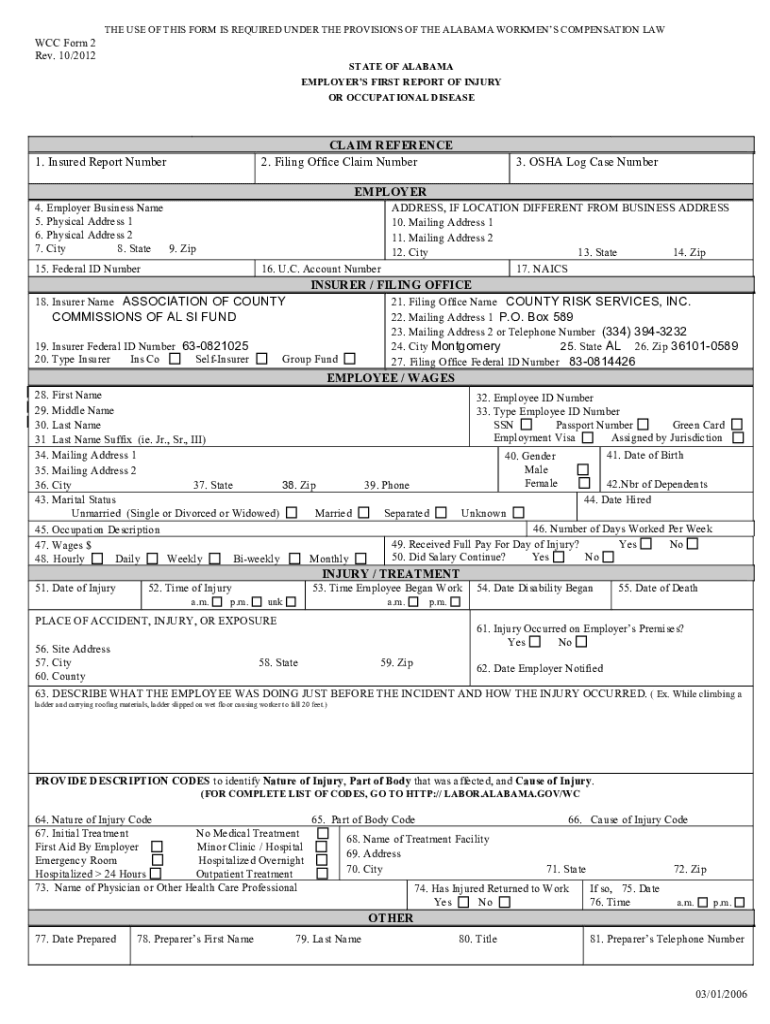 Fillable Online www.wcc.state.md.usAdjudClaimsFormsMD Workers ...