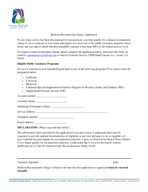 Fillable Online Water Shut Off Policy for Non-Payment of Residential ...