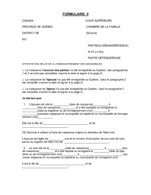 Fillable Online legisquebec gouv qc Demande de divorce formulairedoing ...