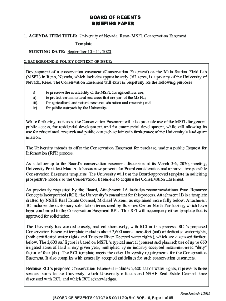 Fillable Online Board Briefing Paper Template Fax Email Print - pdfFiller