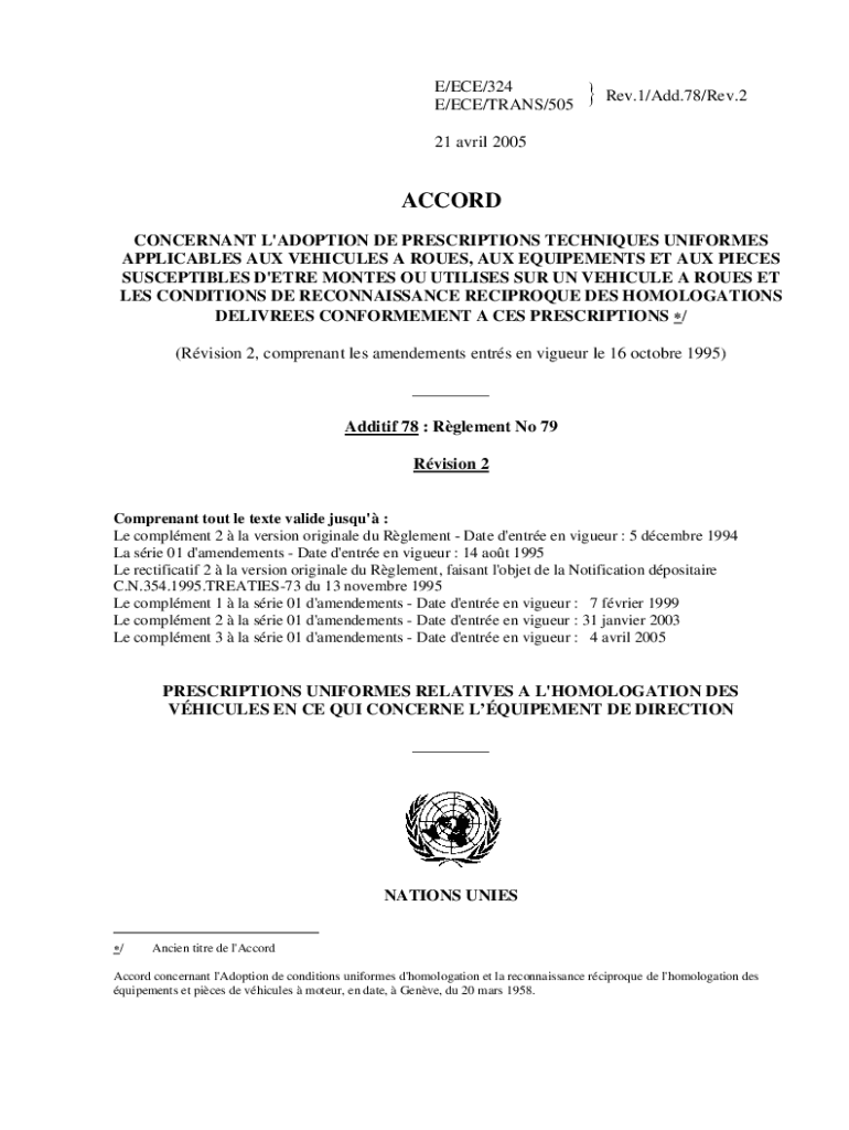 Fillable Online unece.org fileadmin DAMAgreement - UNECE Fax Email Print - pdfFiller