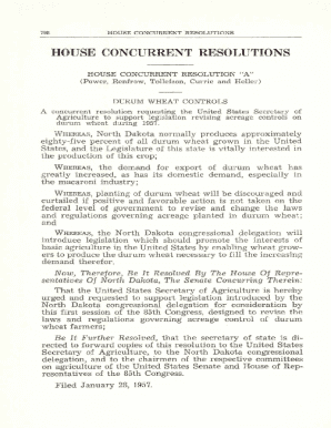 Fillable Online legis nd House Concurrent Resolutionsadminrules.idaho.gov Fax Email Print ...