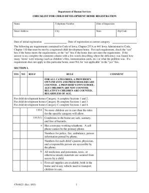 Fillable Online Get the free 470-5384 Pre-Inspection Checklist for ...