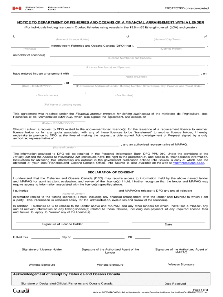 Fillable Online Avis au MPO-MAPAQ-Individu titulaire de permis-Semi ...