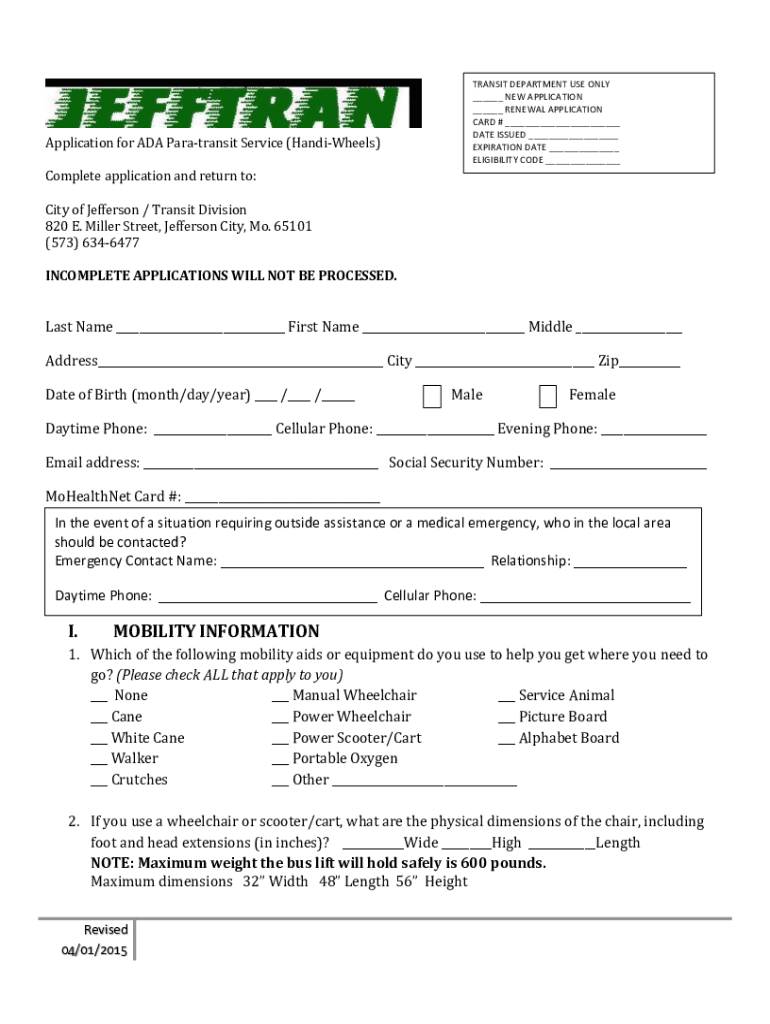 Fillable Online cms1files.revize.com revize jeffersonmoTRANSIT DEPARTMENT USE ONLY RENEWAL ...