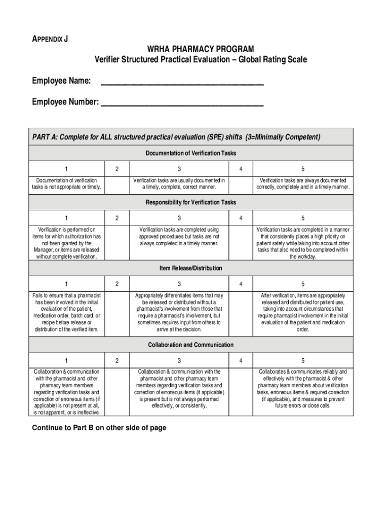 Fillable Online Appendix J - global rating scale TVT SPE-final 8Apr14 ...